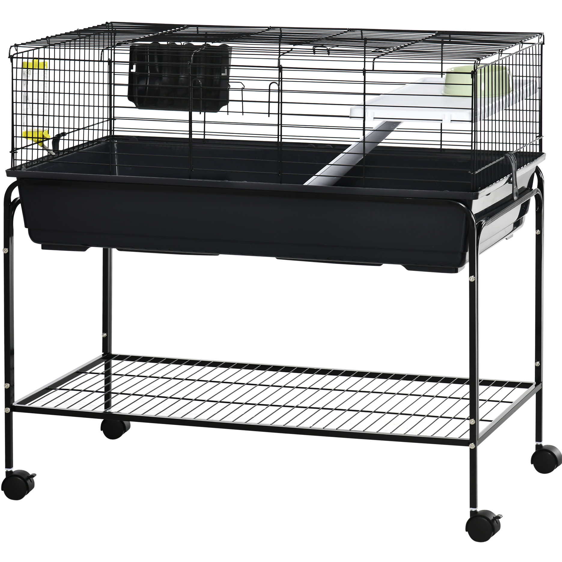 Tucker Murphy Pet™ Two-Story Pet Cage With Shelf & Wheels, For Guinea ...