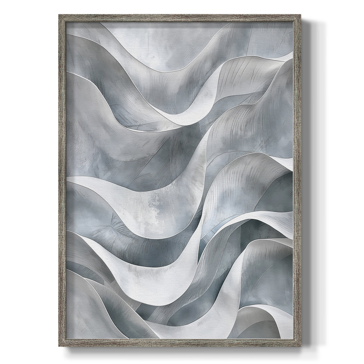 Brayden Studio ABSTRACT Series CDLVII Framed Print - Solid Wood ...