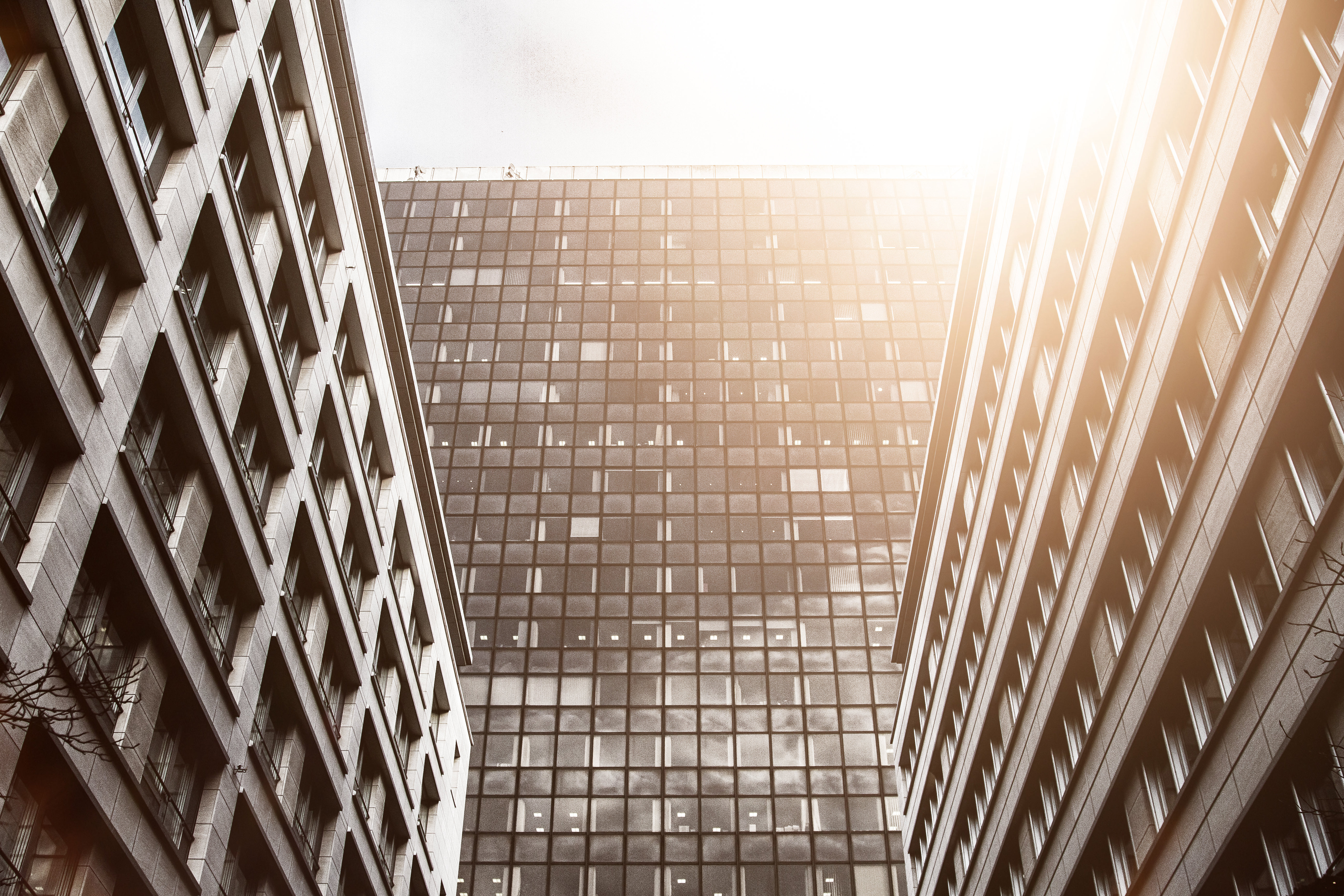 17 Stories Office Building by Terroa - Wrapped Canvas Photograph ...