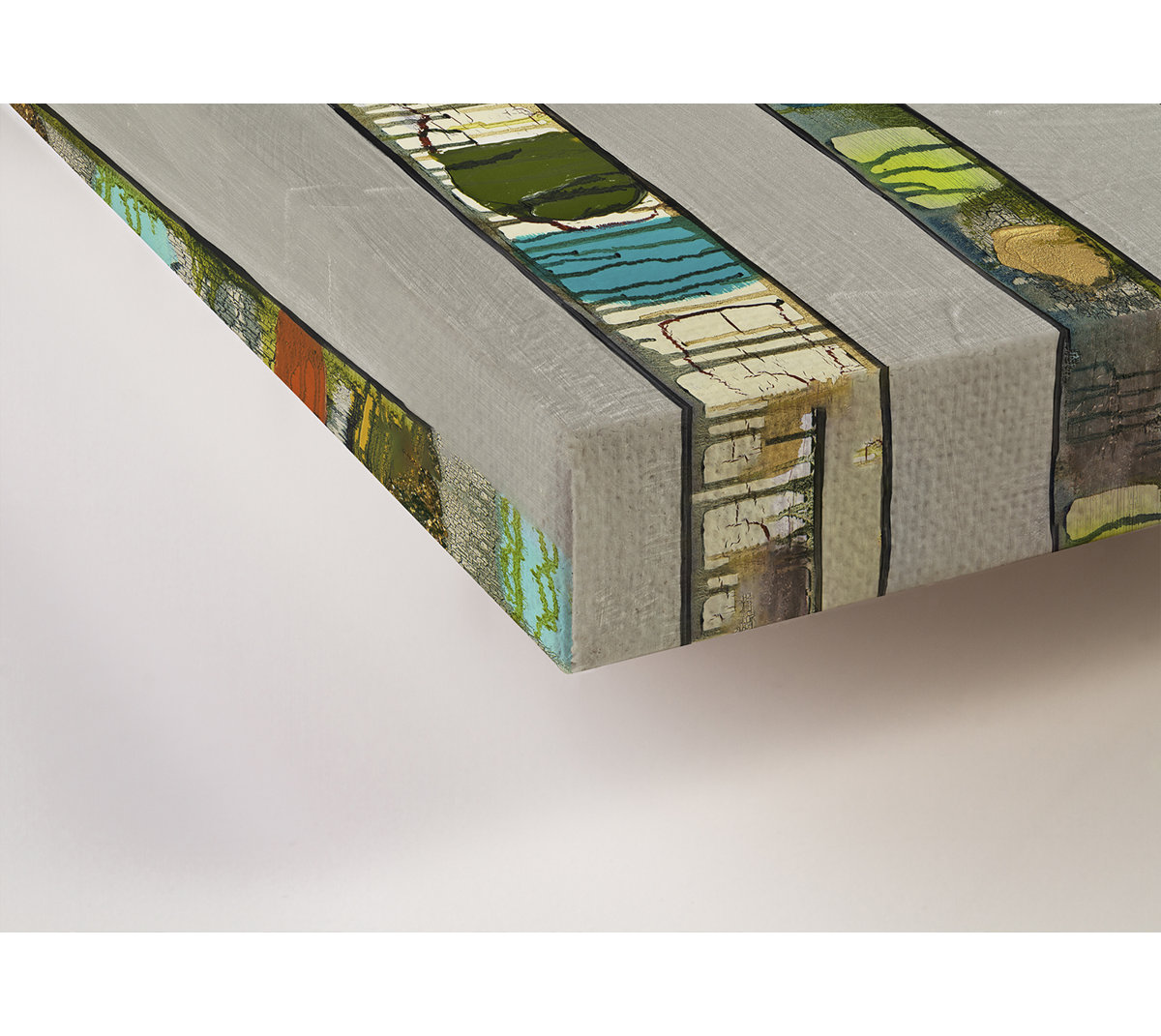 Ebern Designs Birch Trees On Silver by Eli Halpin - Print on Canvas ...