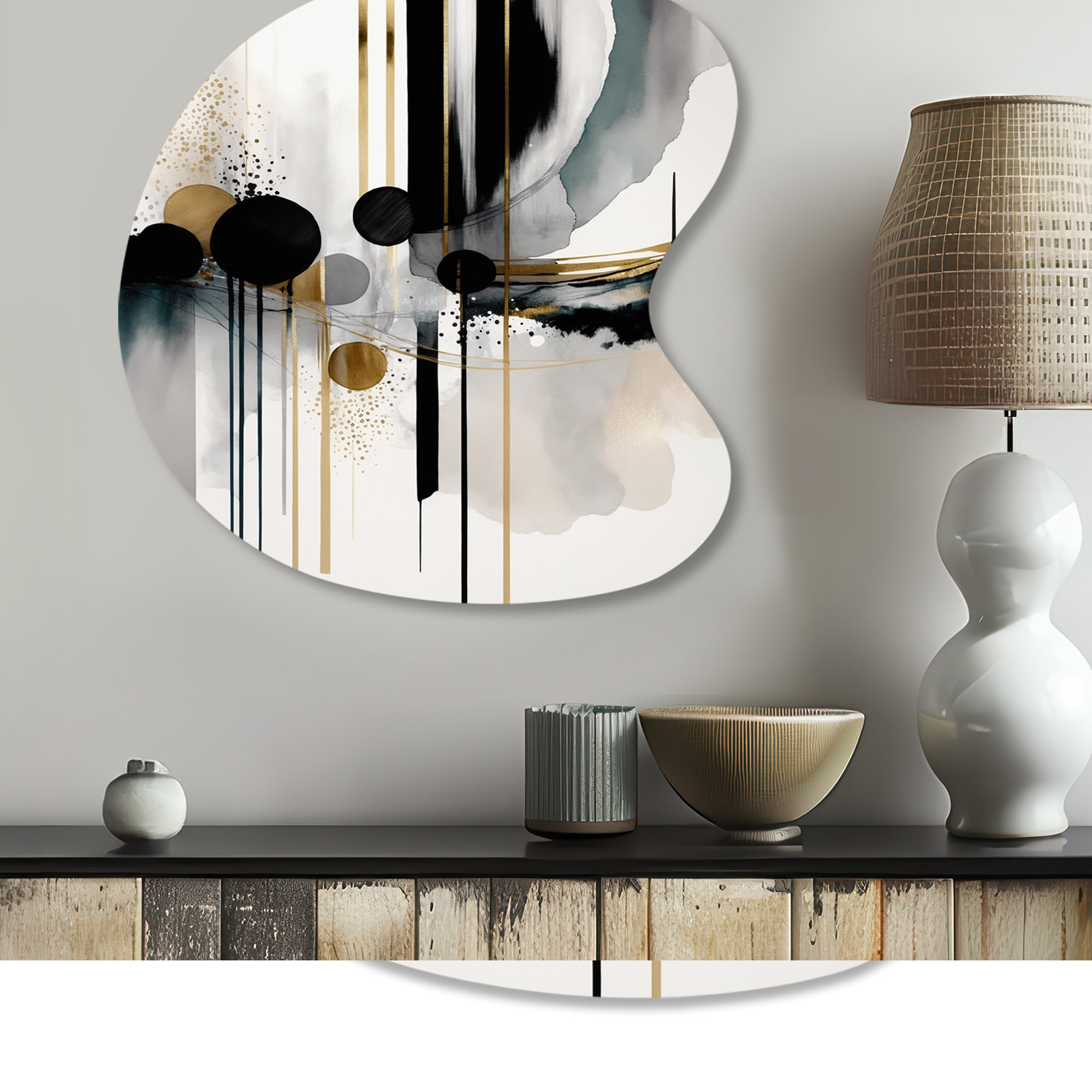 Ivy Bronx Abstract Transitional Shapes V - Abstract Shapes Drop Shape ...