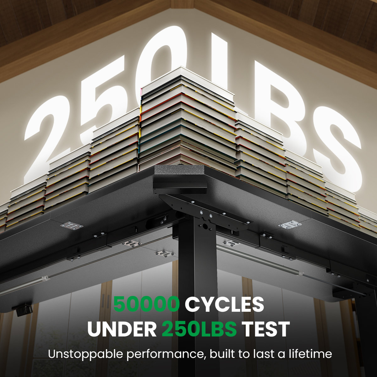 Inbox Zero L-shaped Standing Desk – Adjustable Height Electric Desk ...