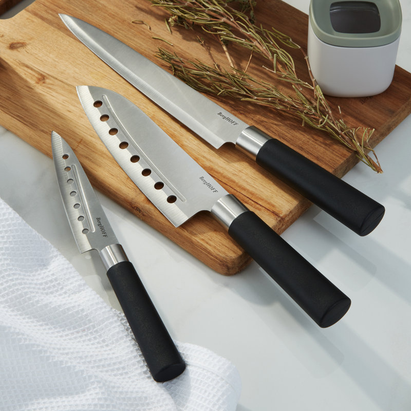 BergHOFF DiNA Codon Stainless Steel 3pc Knife Set | Wayfair