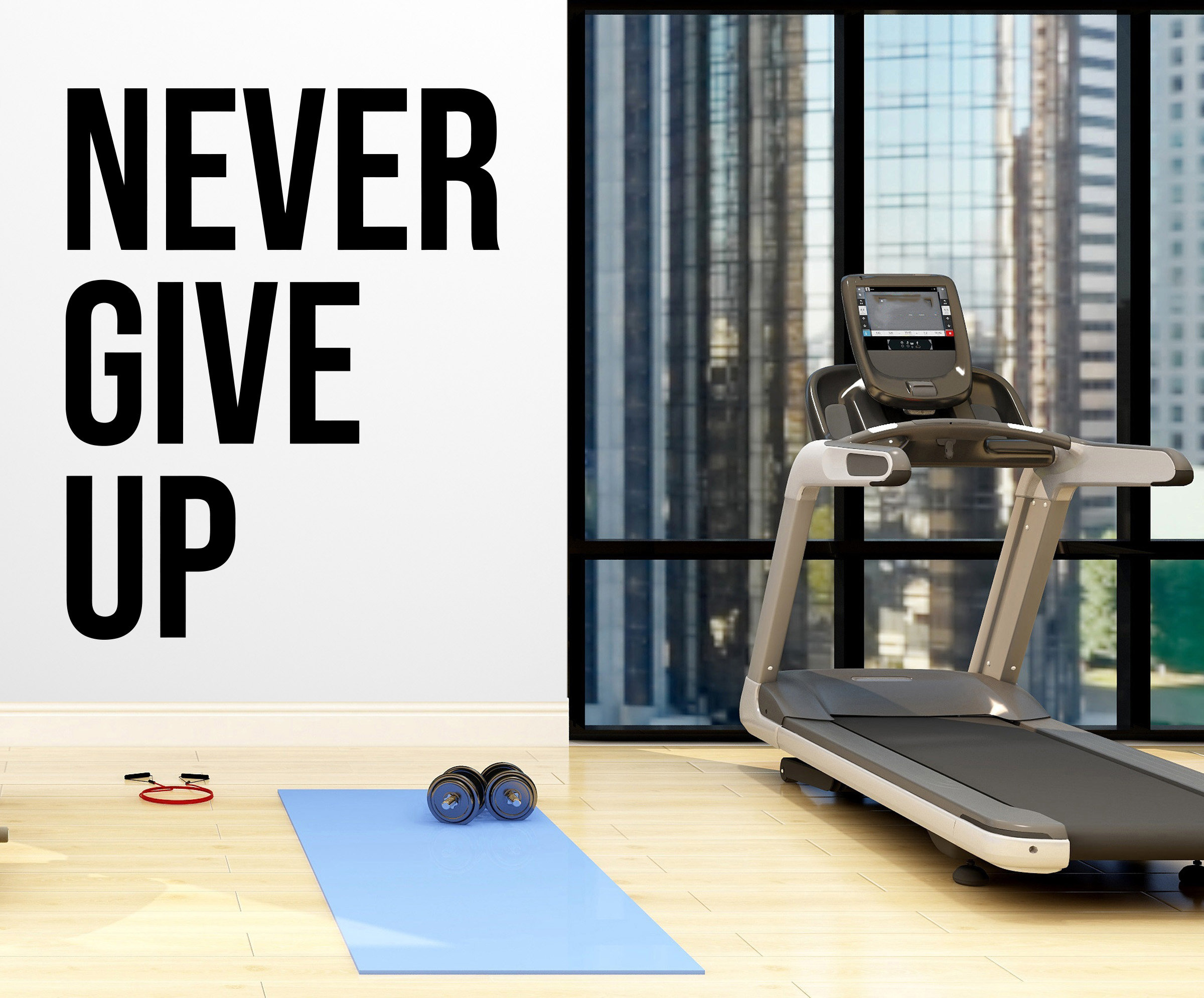 Trinx Gym Wall Decals Fitness Wall Art Decor Crossfit Wall Decal ...