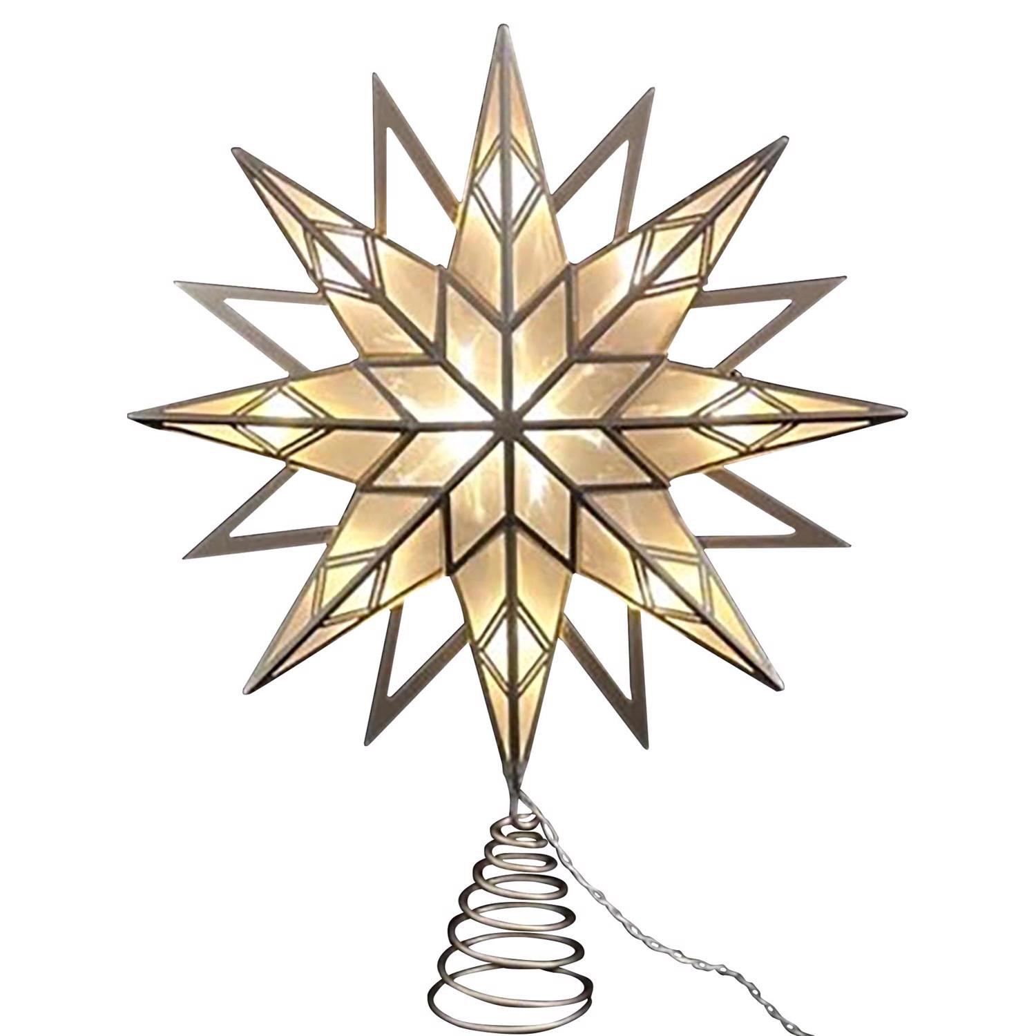 Latitude Run® LED Warm White Star Tree Topper 12 in. | Wayfair