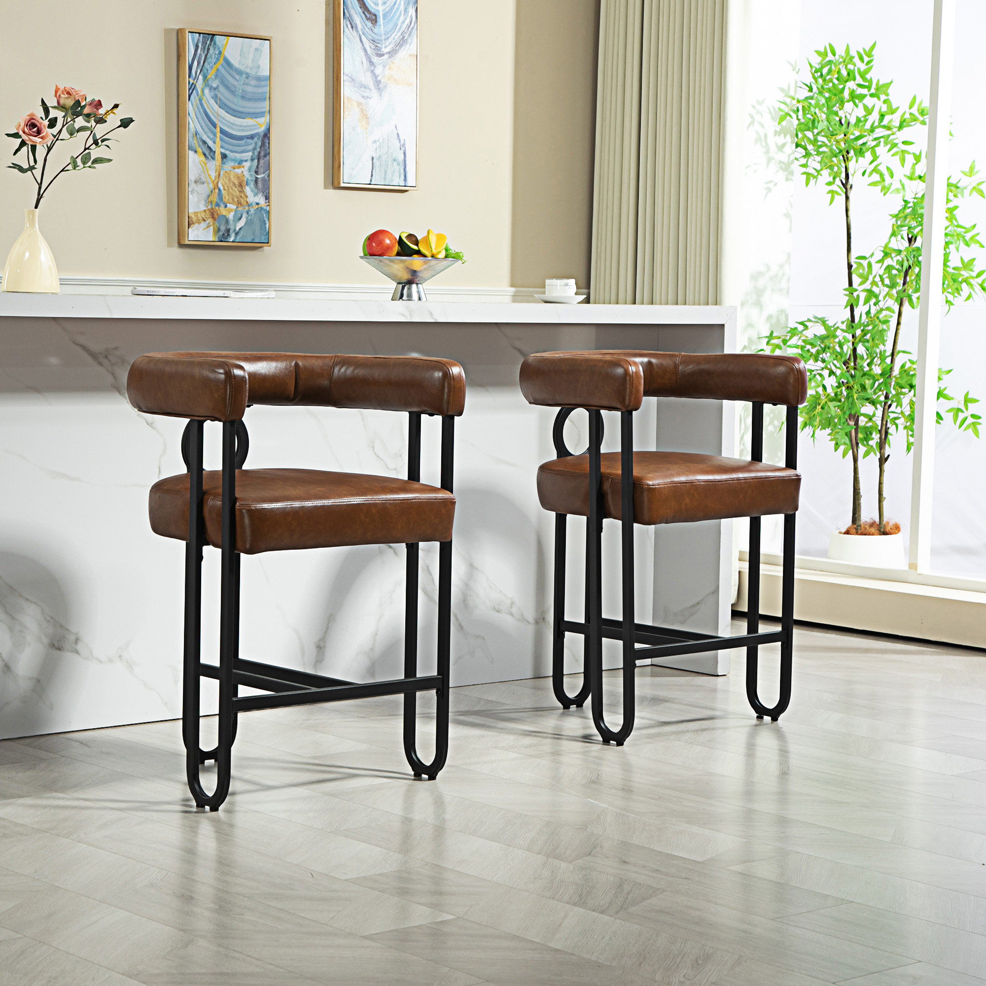 17 Stories House Hold Bar Stools Set Of 1 - Wayfair Canada