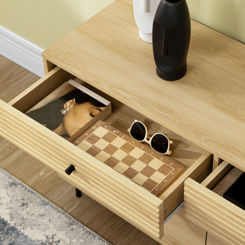 Wade Logan® Anansa 18.6" Wide 2 Drawer Sideboard & Reviews | Wayfair