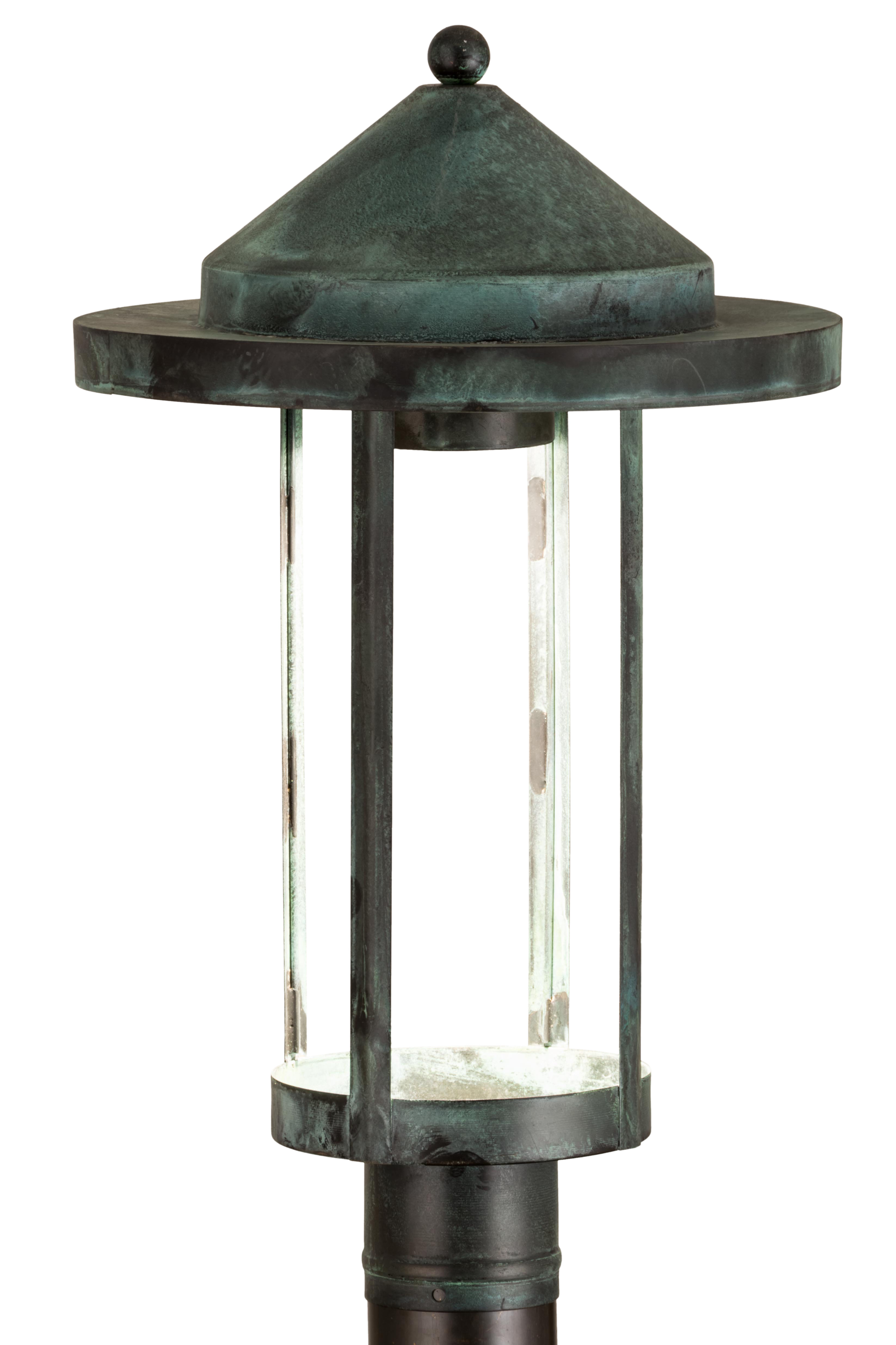 Loon Peak® Yerby 1-Light 20" Post Light | Wayfair