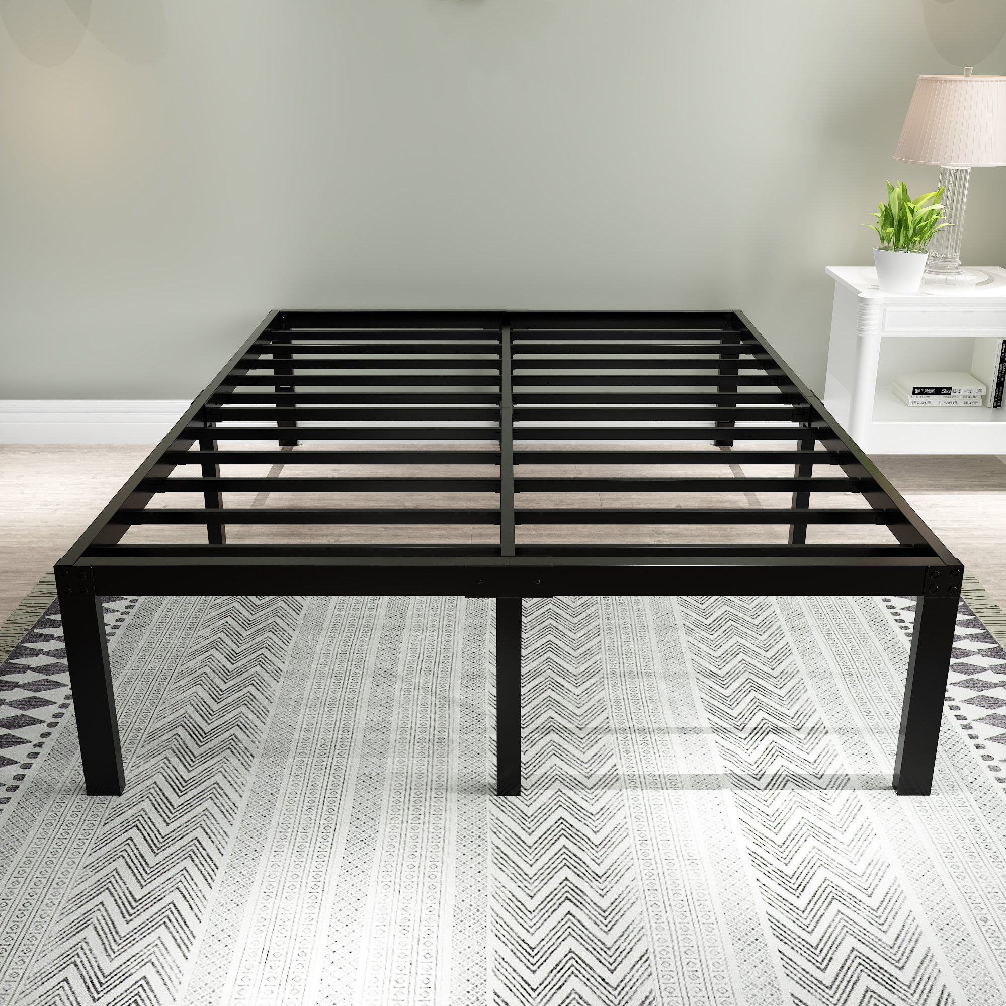 Ebern Designs 3600lbs Heavy Duty Reinforced Platform, 18 Inch Tall ...