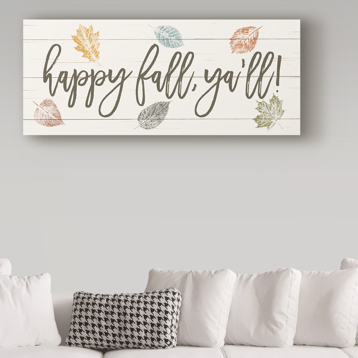 Millwood Pines 'Harvest Sentiments Sign II' Textual Art on Wrapped ...