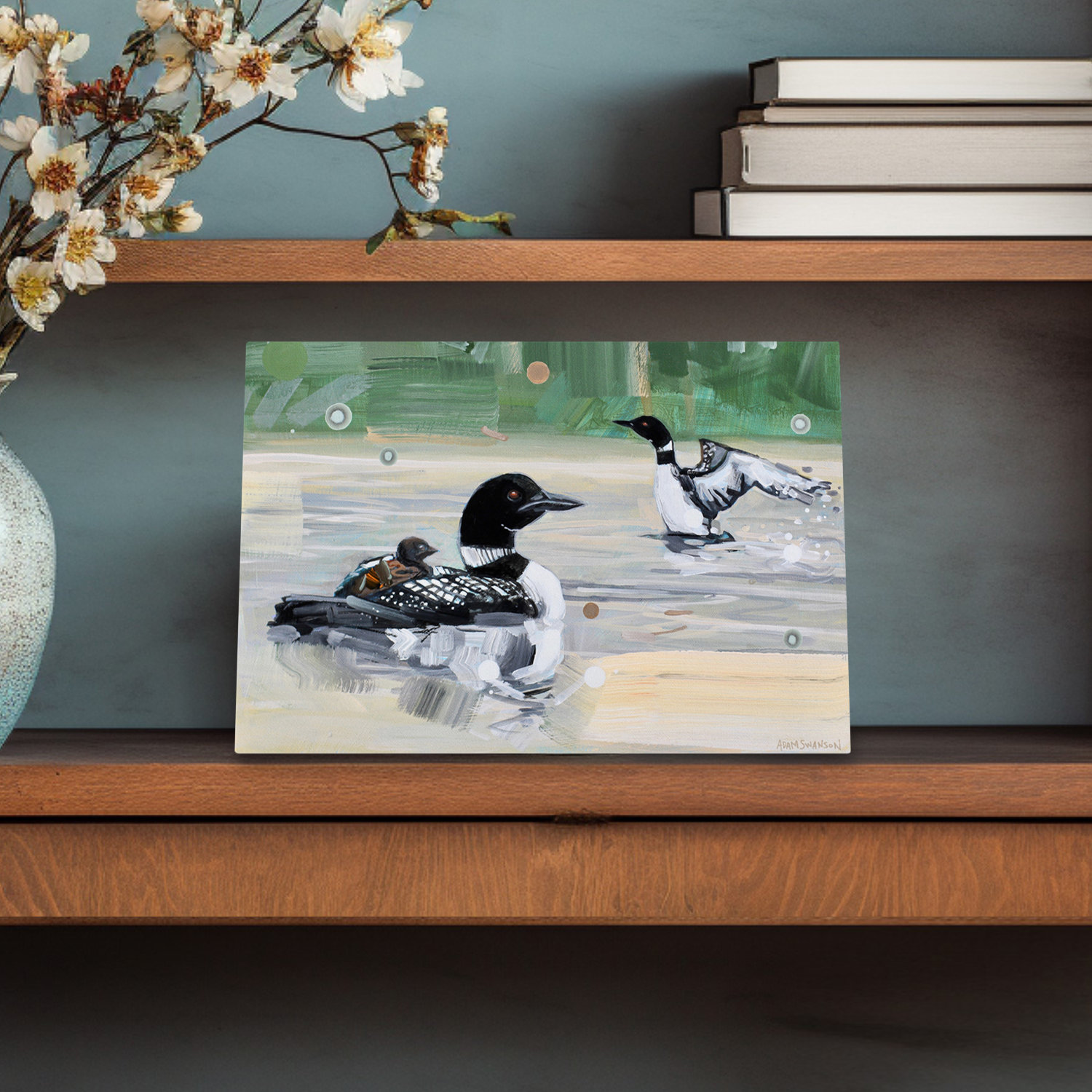 Ebern Designs Acting Looney - Contemporary Animals Birds Ducks Art ...