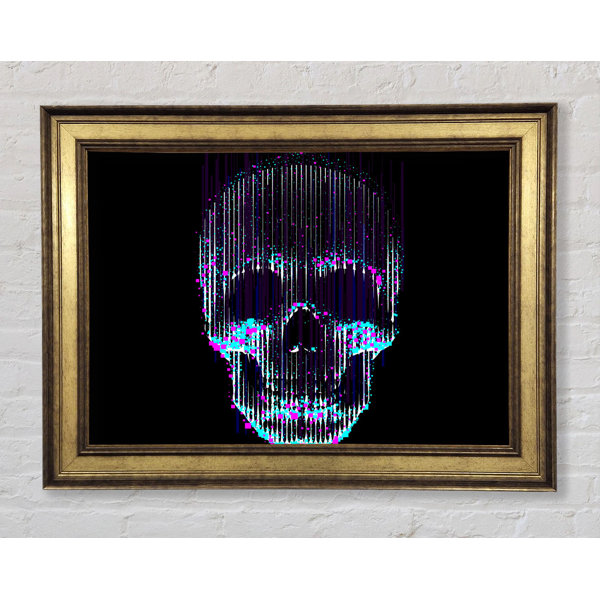 Bright Star Distorted Skull - Single Picture Frame Art Prints | Wayfair ...