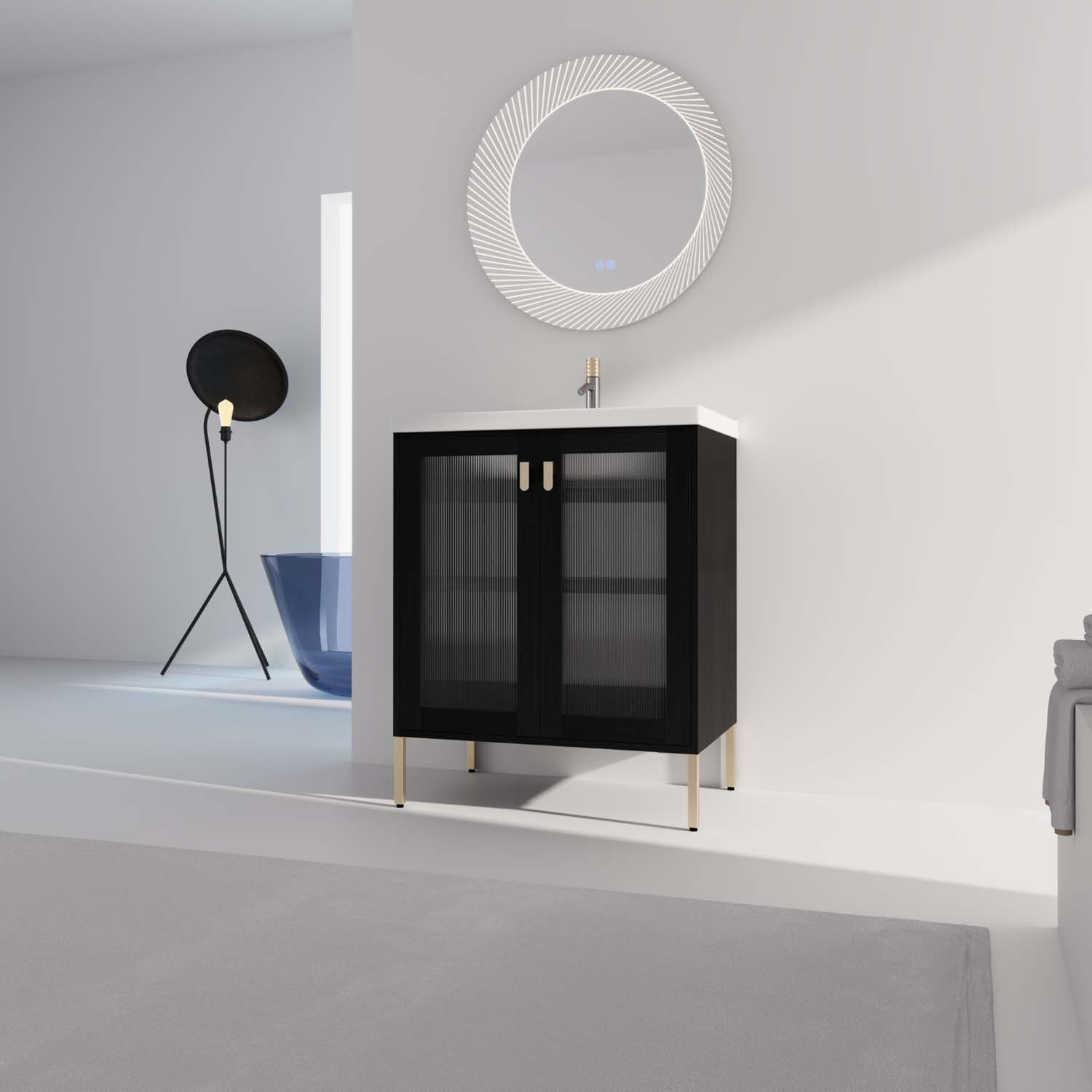 Mercer41 Winetta 27.8 Single Bathroom Vanity with Top | Wayfair