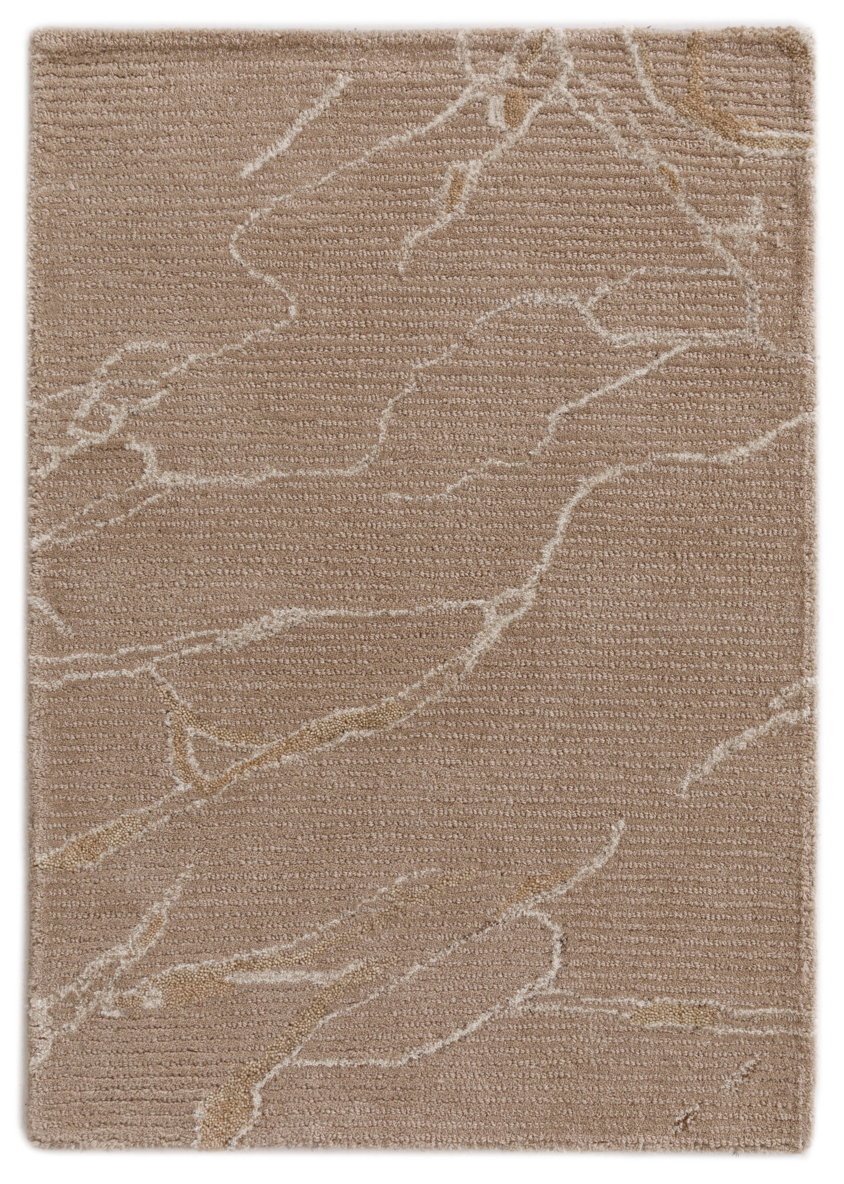 Bungalow Rose Debra Handmade Tufted Wool Area Rug in Ivory | Joss & Main