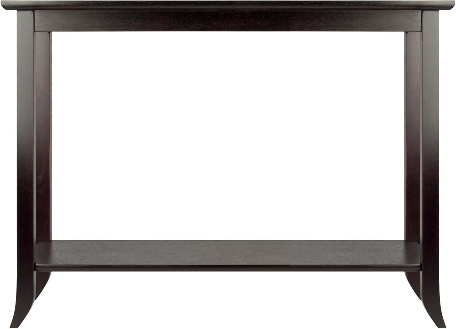 Longshore Tides Occasional Table With Beveled Glass Top, Wood Frame And ...