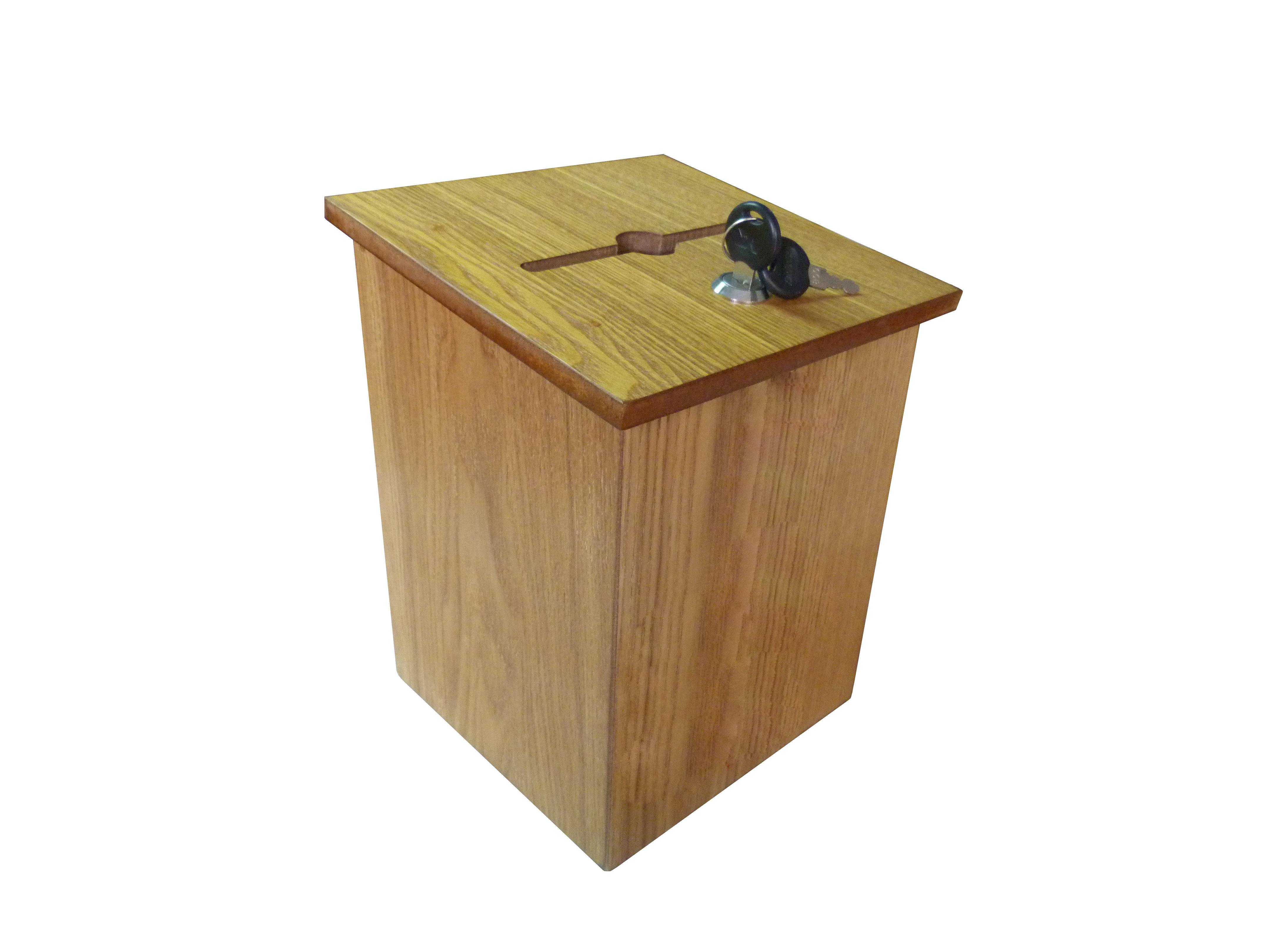 Fixturedisplays Suggestion/Donation Wood Drop Box | Wayfair