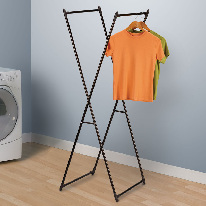 Rebrilliant Metal Foldable X-Frame Drying Rack & Reviews | Wayfair