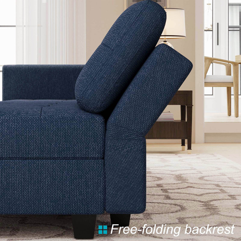 Latitude Run® Devoiry 90.2'' Variable Sectional Upholstered Storage ...