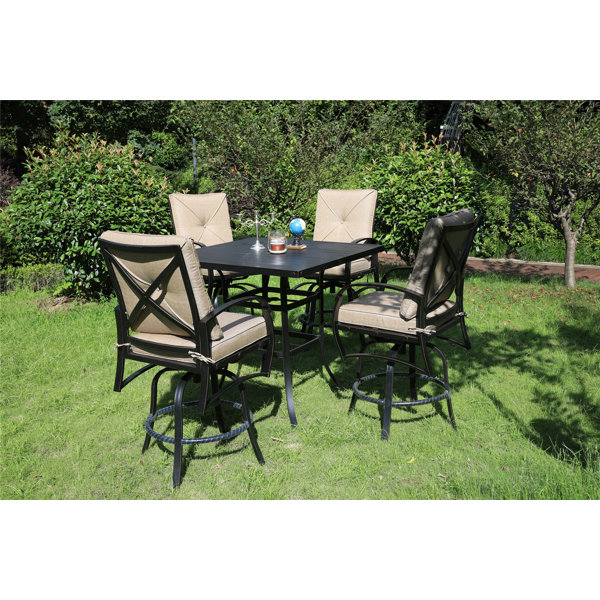 Red Barrel Studio® Kain Metal Bar Table & Reviews | Wayfair