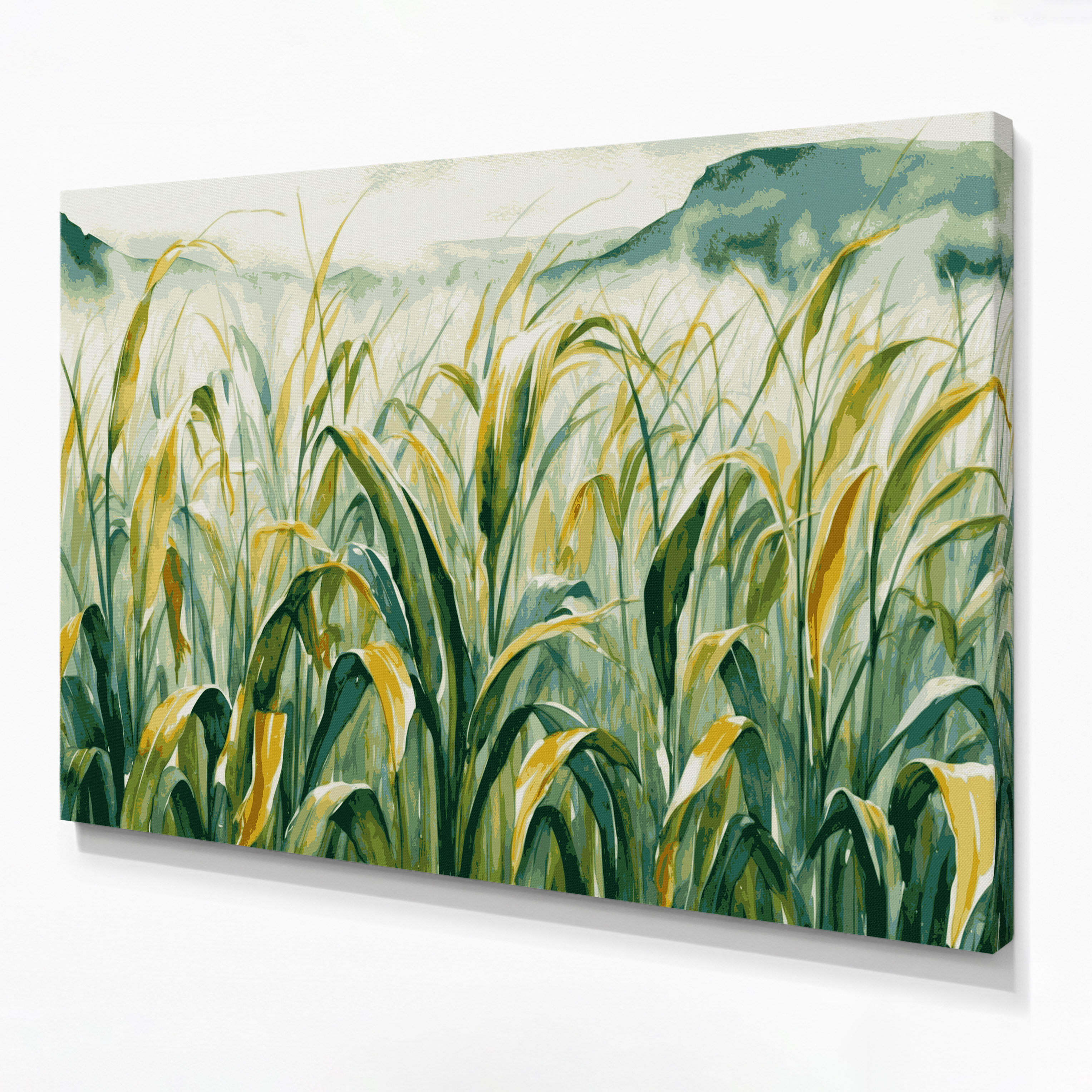 Bungalow Rose Hawaiian Sugar Cane Beige Canvas Wall Art | Wayfair