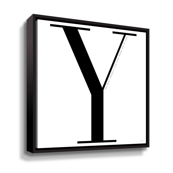 Trinx Y Is For You On White " Y Is For You On White " | Wayfair