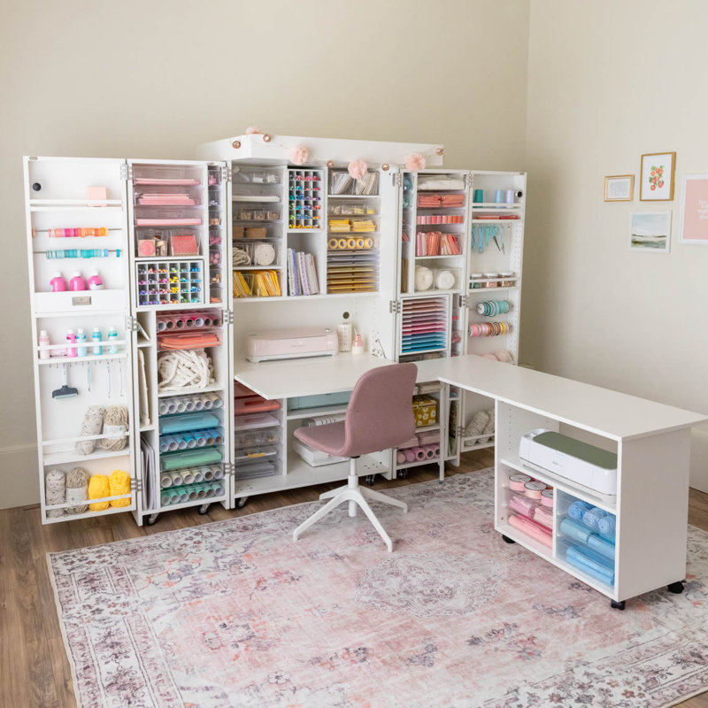 CREATE ROOM DreamCart - Mobile Crafting Station with Expandable ...