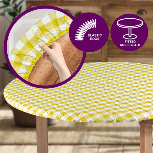 Wayfair | Tablecloth Yellow Table Linens| Up to 65% Off Until 11/20 ...