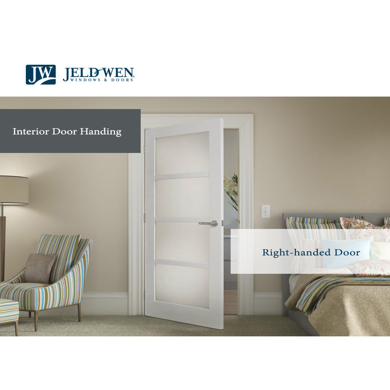 JELD-WEN MODA 1-Panel Solid Core Primed Prehung Interior Door | Wayfair