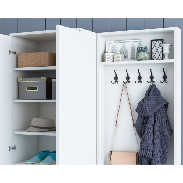 East Urban Home Vislobokov Hall Tree with Shoe Storage | Wayfair