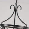 Winston Porter Vuto 4-Light Black Chandelier Light Fixture, Modern ...