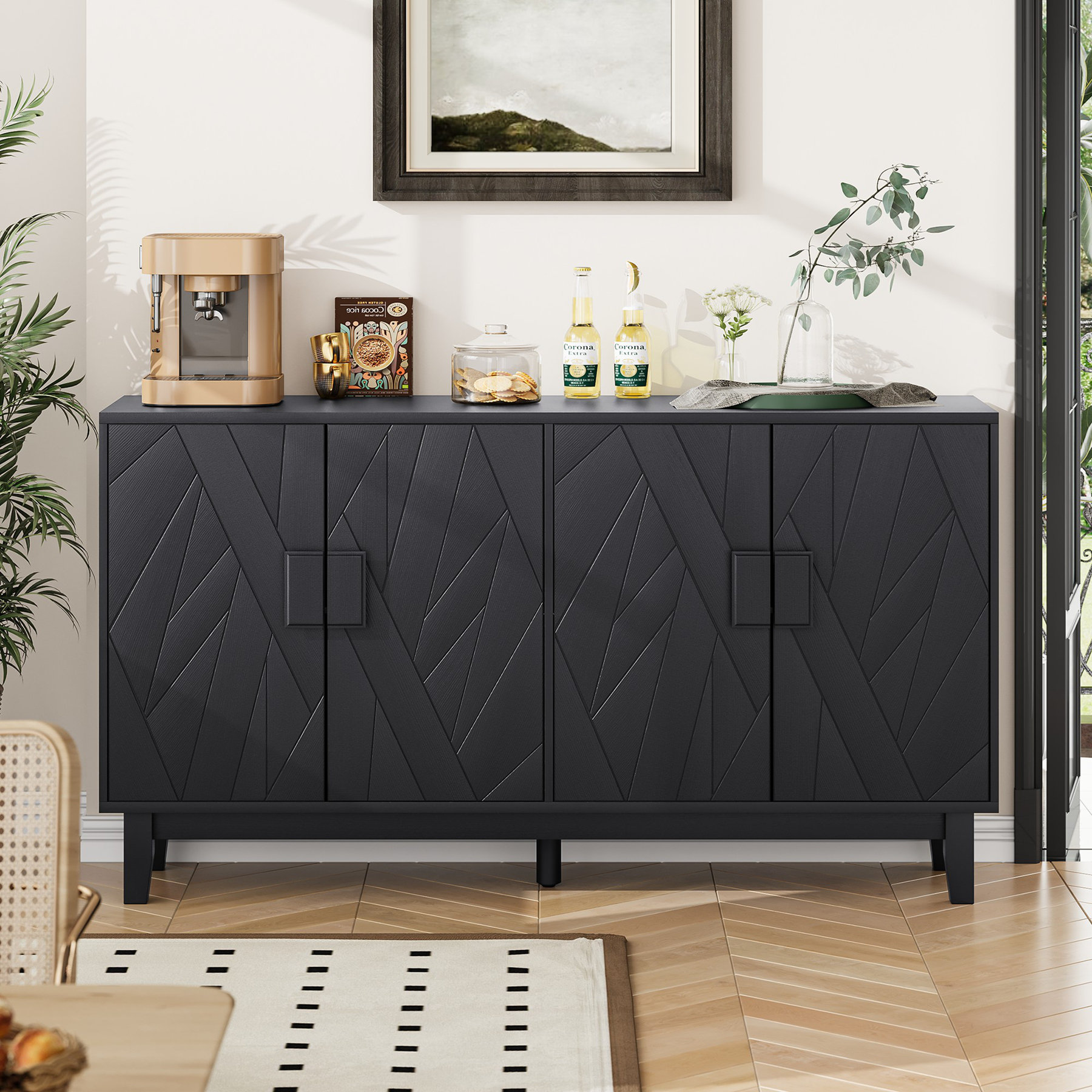 Lark Manor Modern style buffet cabinet - Wayfair Canada