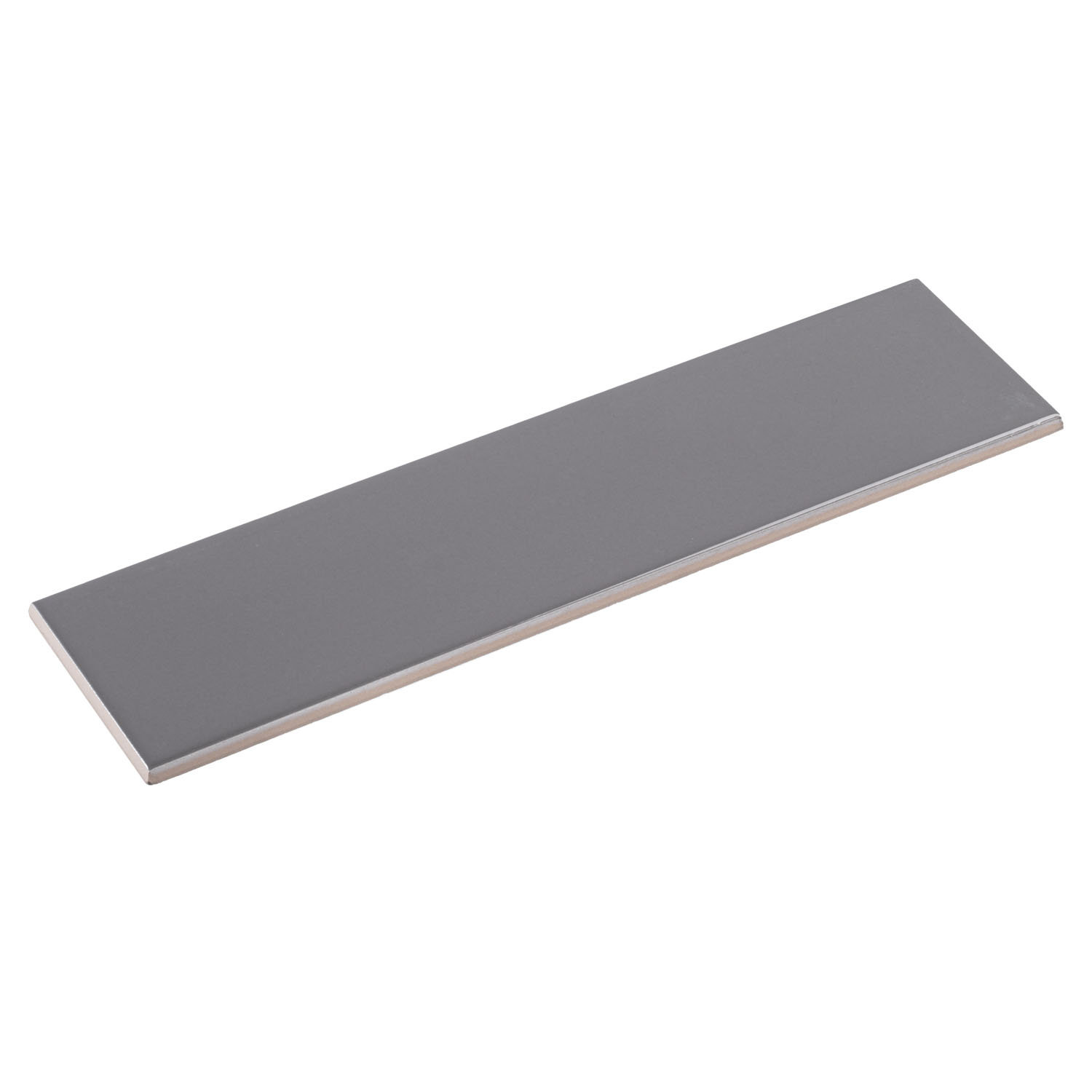 Andova Alva Tatum Grey 3-in. x 12-in. Subway Glossy Ceramic Wall Tile ...