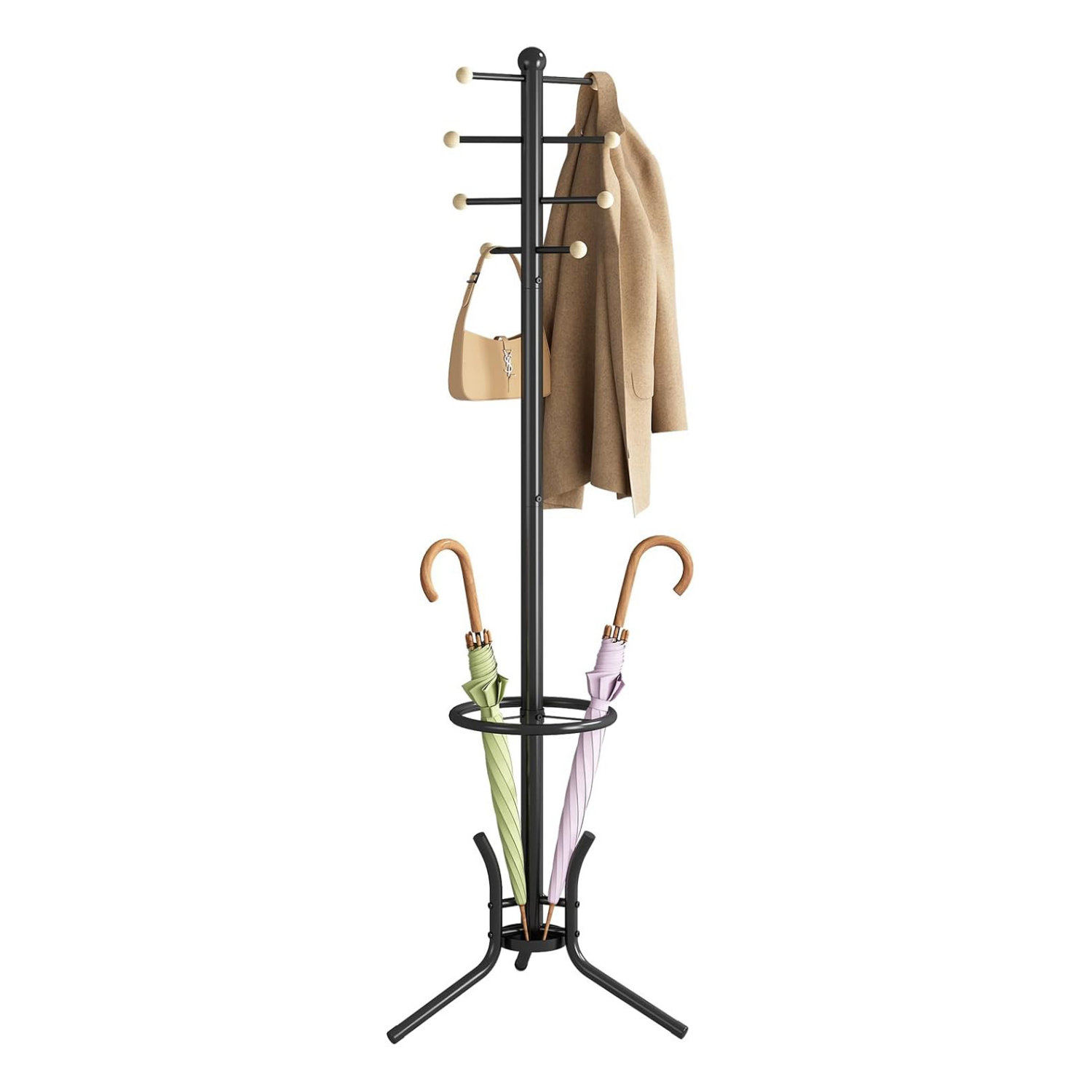 Rebrilliant Coat Racks Freestanding with Umbrella Holder | Wayfair