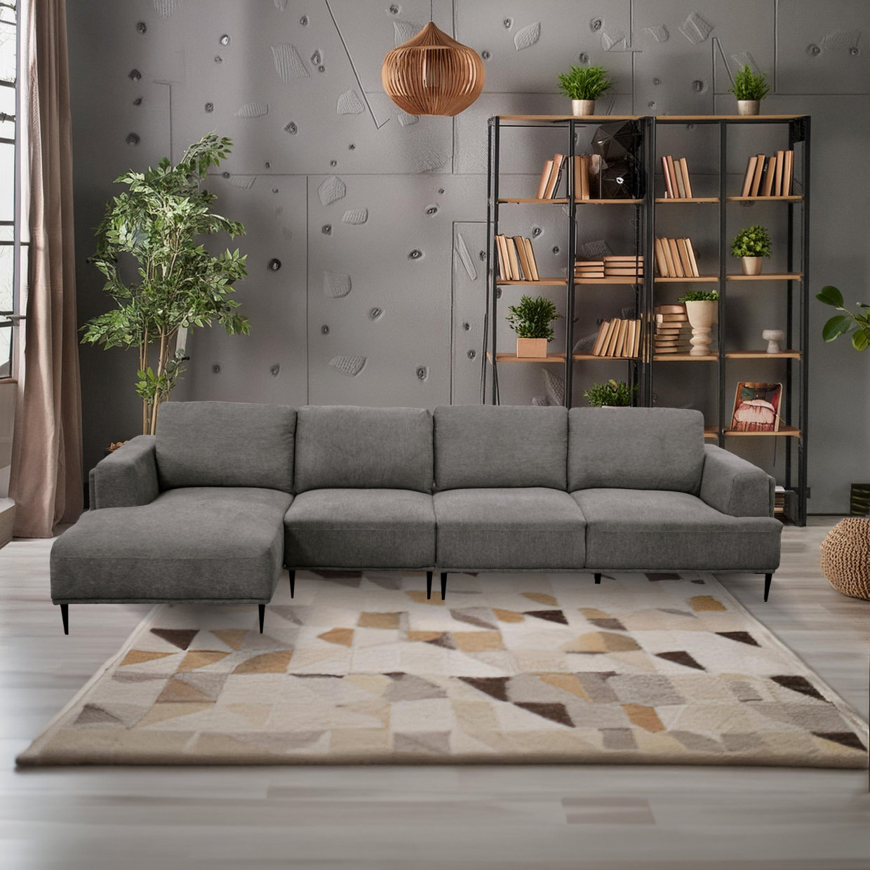 Hokku Designs Modern Sofa Santa Monica LF Sectional | Wayfair