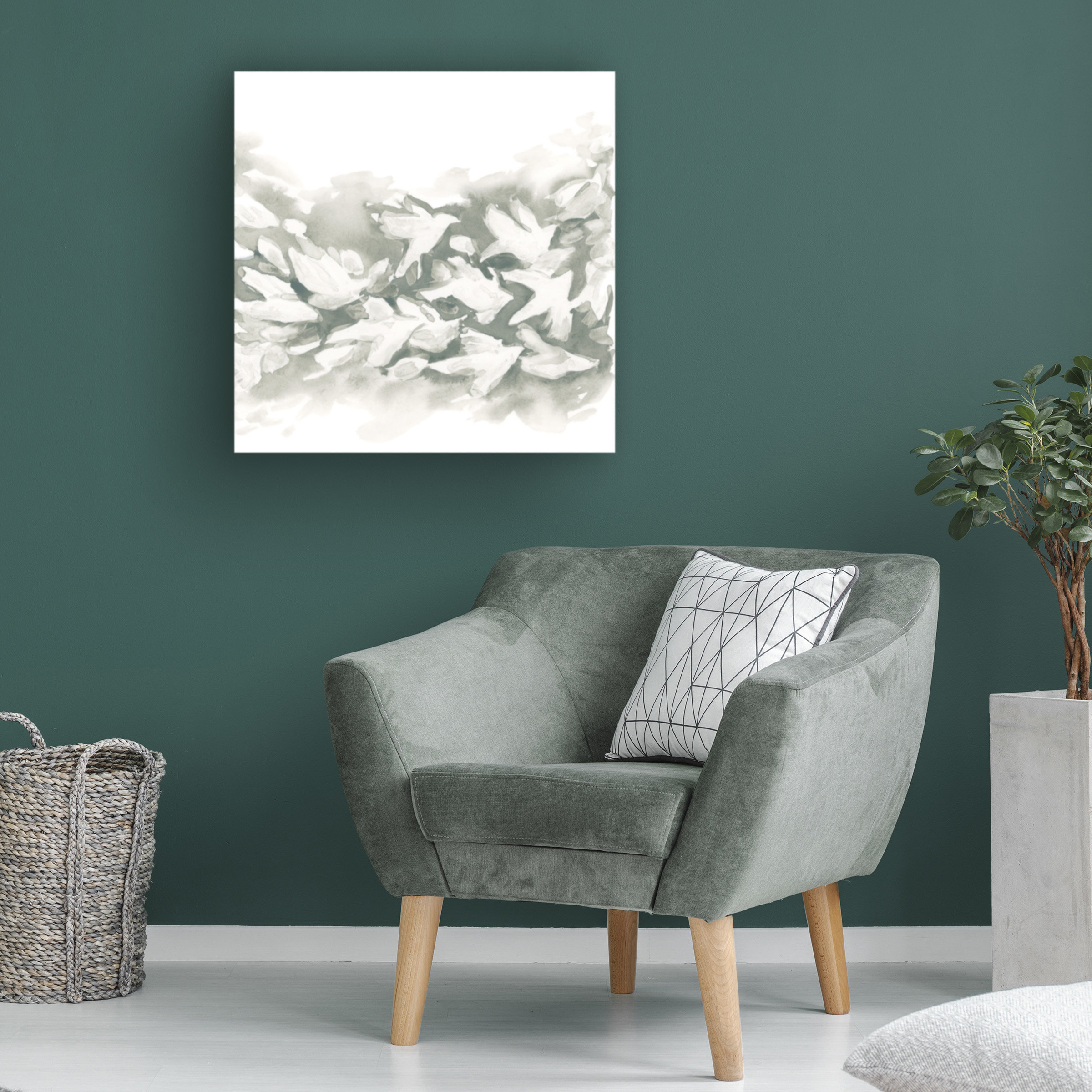 Trademark Fine Art Modern & Contemporary " Carbon Flock I " on Canvas ...