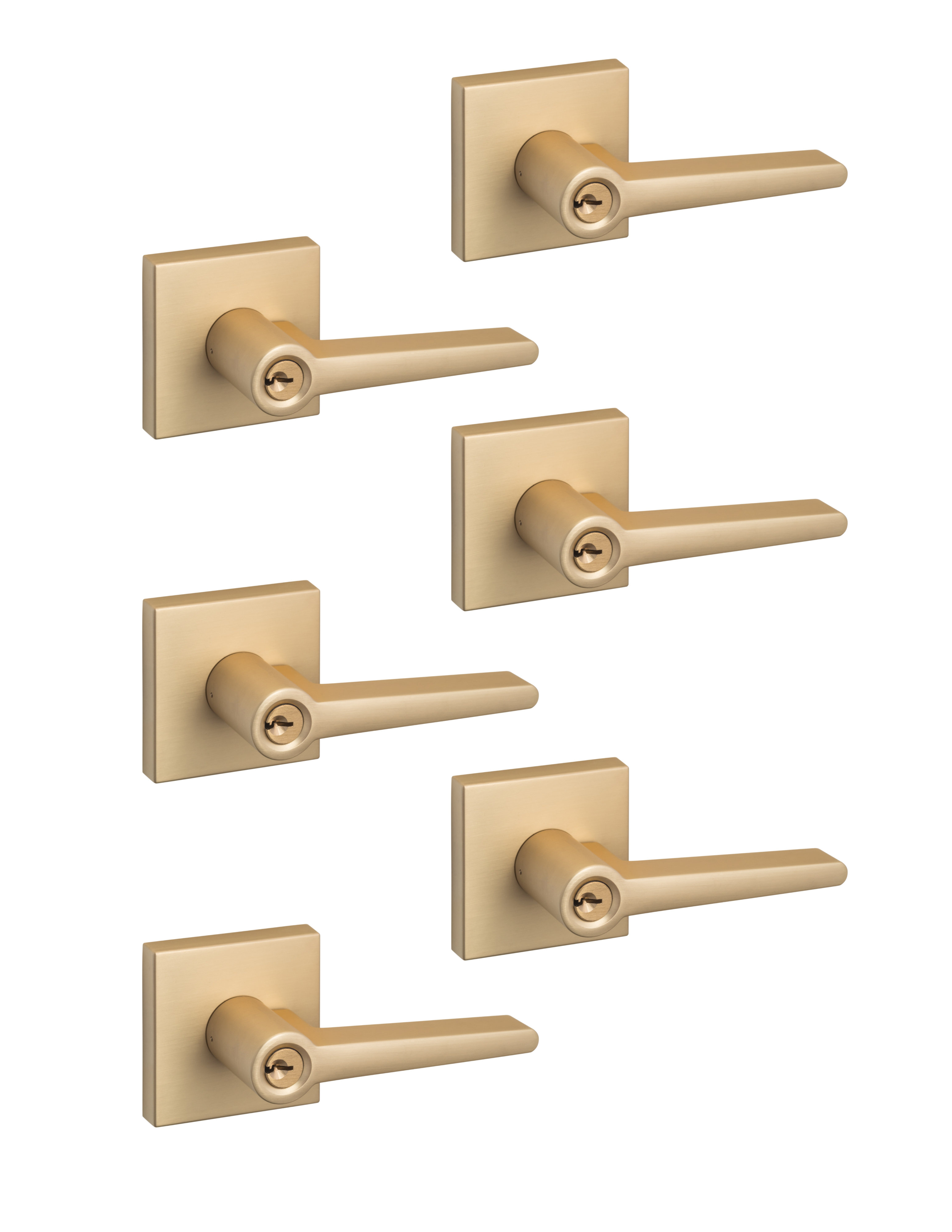 Sure-LocHardware Basel Square Entry Lever & Reviews | Wayfair