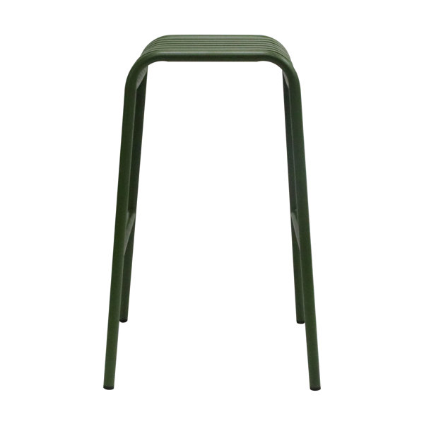 AllModern Abra Powder Coated Steel Outdoor 29.7'' Bar Stool | Wayfair
