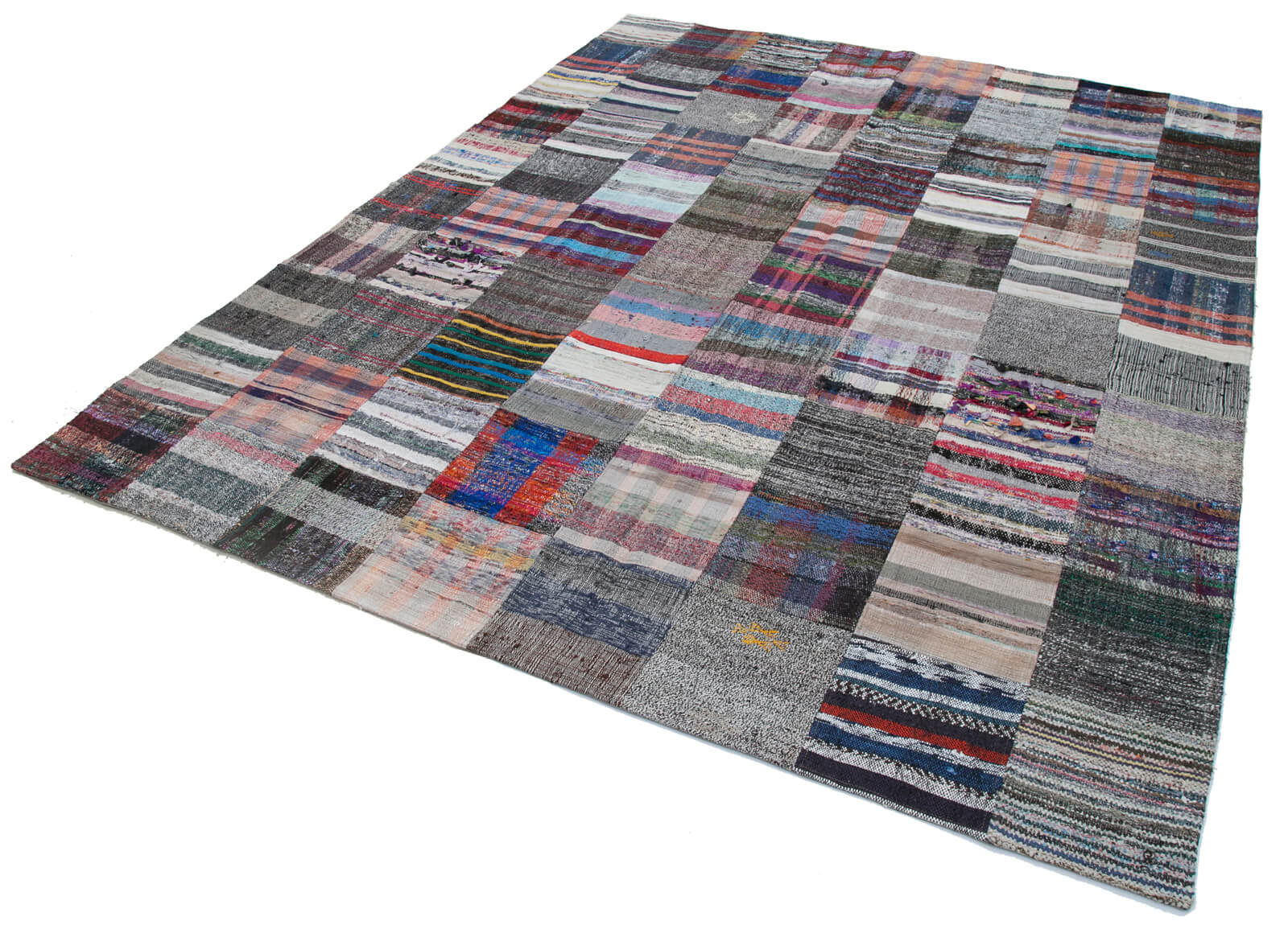 Rug N Carpet Kırk Yama Hand Knotted Wool Patchwork Rug | Wayfair