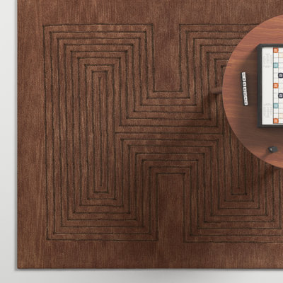 Orlie Hand Tufted Wool Copper Rug & Reviews | AllModern