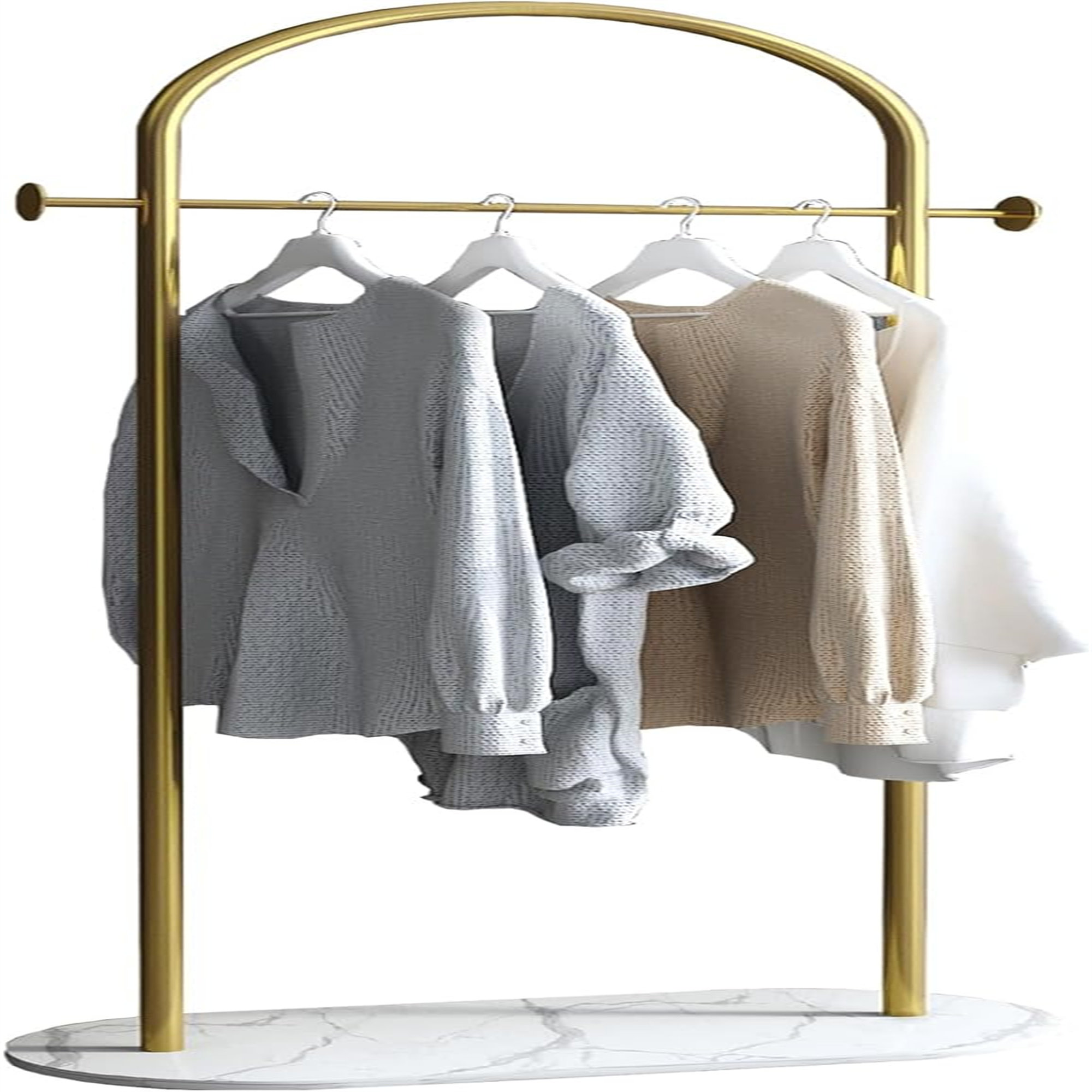 Hokku Designs Heavy Duty Freestanding Hanger, Gold Hanger, Small Hanger ...
