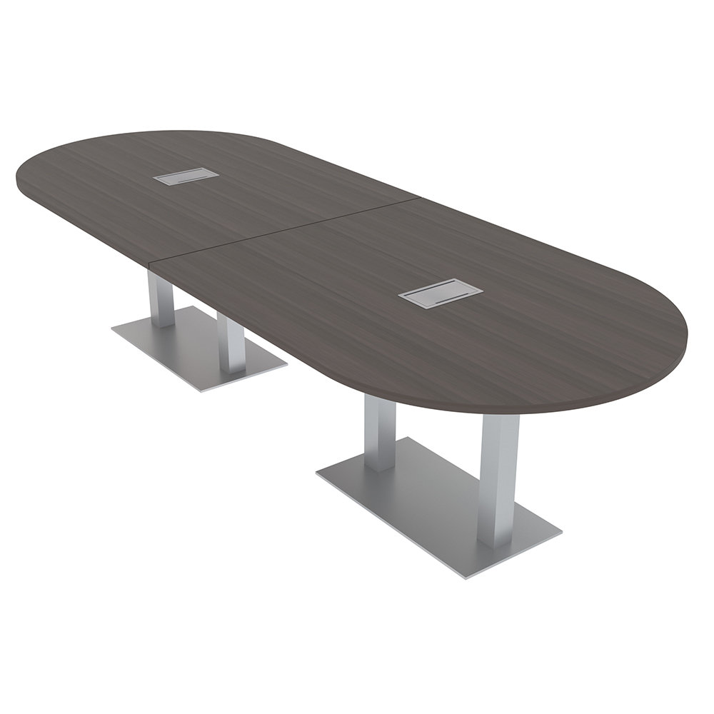 Skutchi Designs, Inc. Curved End Conference Table with Power Modules ...