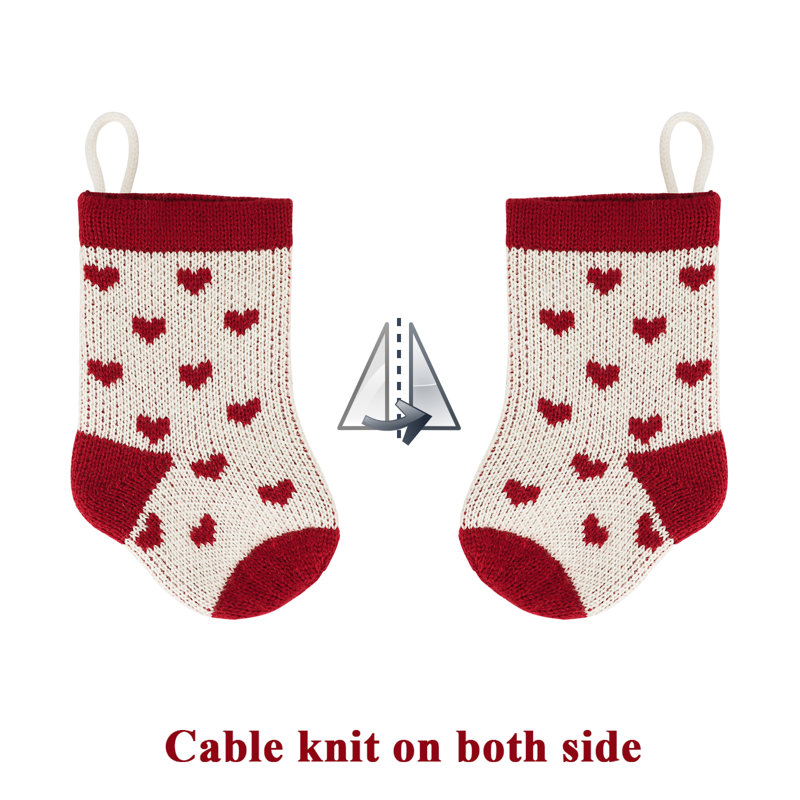 The Holiday Aisle® 6 Piece Christmas Mini Stocking Set | Wayfair