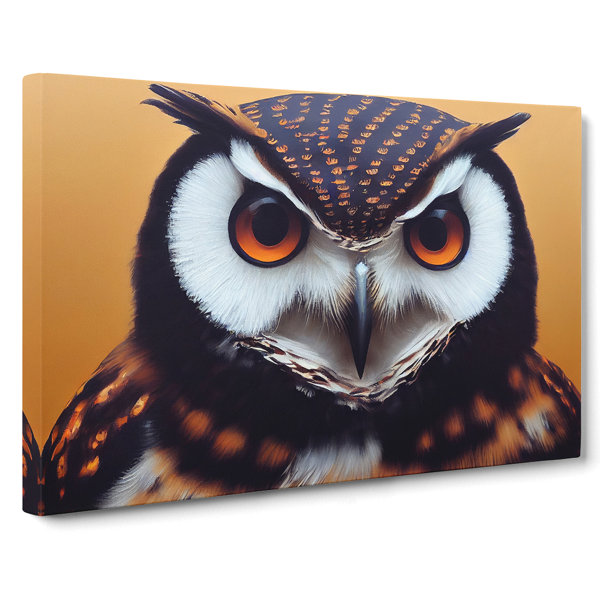 Alpen Home The Epic Owl - Wrapped Canvas Graphic Art | Wayfair.co.uk