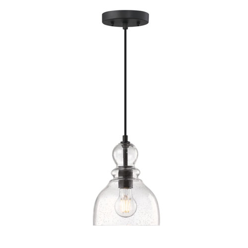 Glass SinglePendant Lighting You'll Love | Wayfair