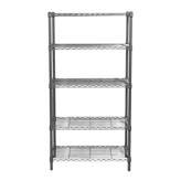 Rebrilliant Osaka 30'' W Metal Height -Adjustable Shelving Unit with ...