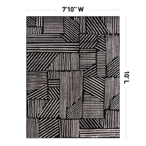Trent Austin Design® Rambo Geometric Black/Ivory Area Rug & Reviews ...
