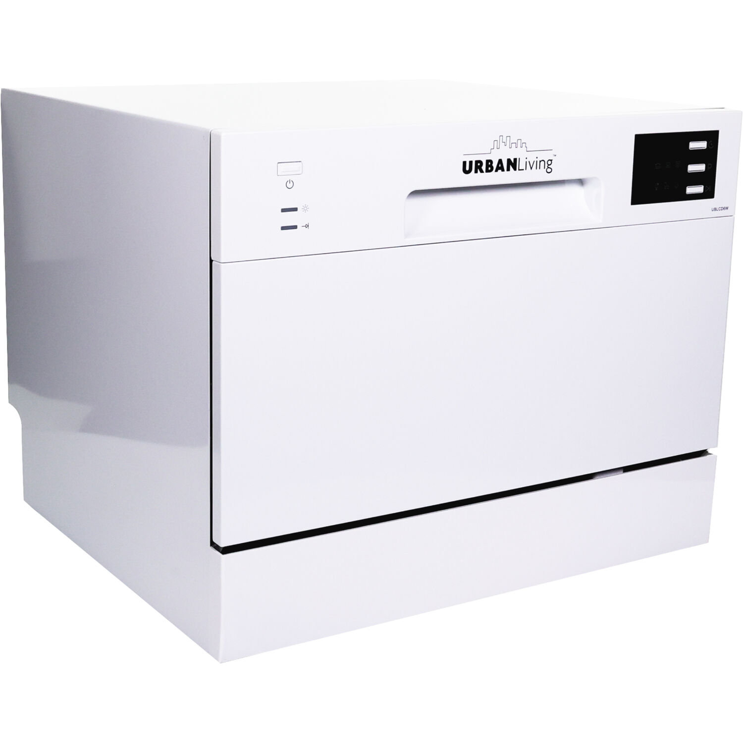 Urban Living 6 Place Setting Countertop Dishwasher, Compact Portable ...