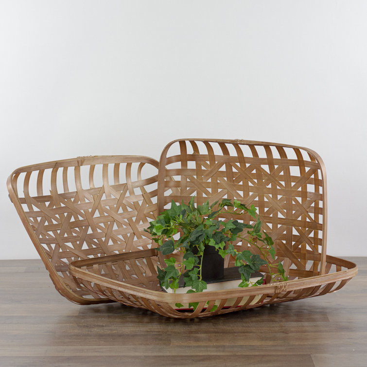 Northlight Rectangular Lattice Tobacco Table Top Baskets & Reviews ...