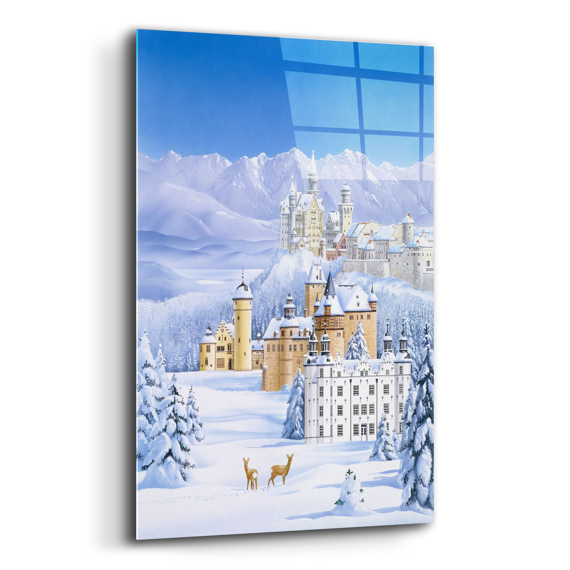 Latitude Run® 'German Castles In Winter' By Harro Maass, Acrylic Glass ...