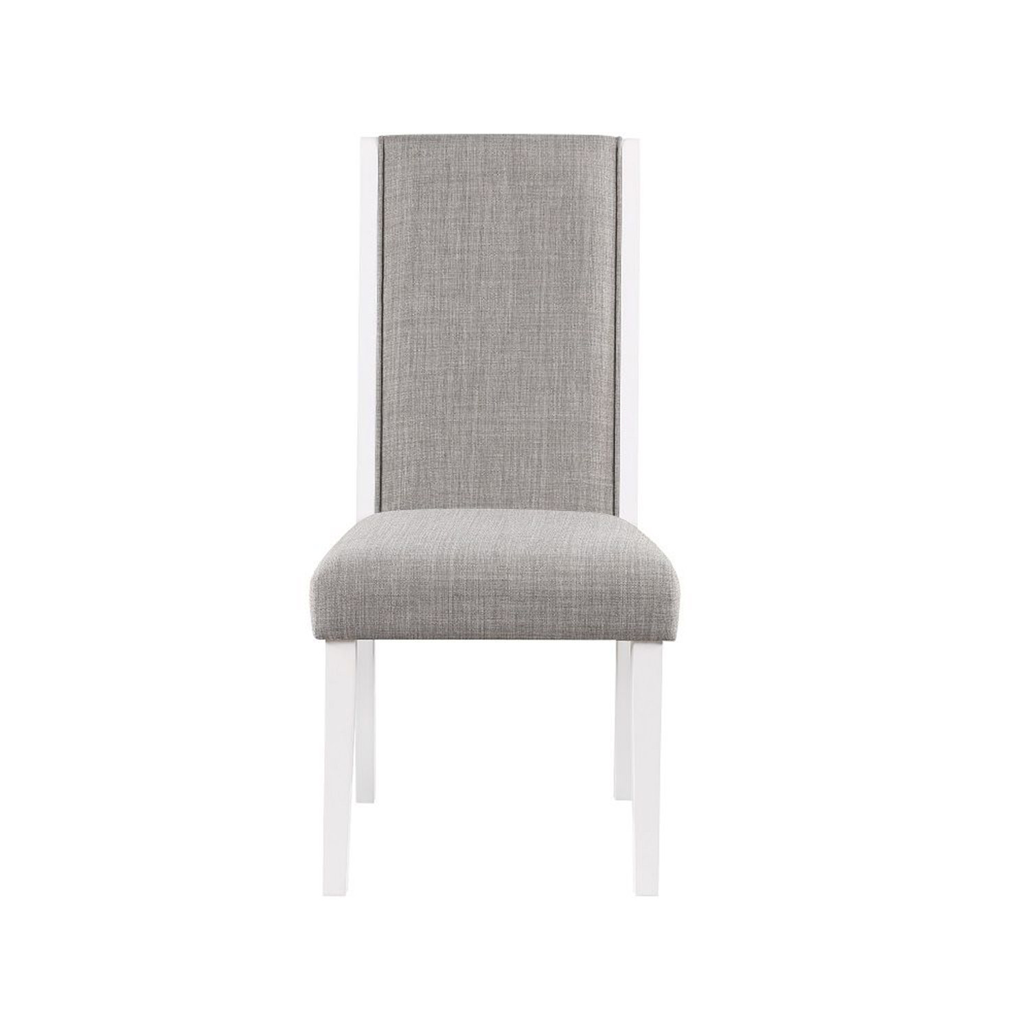 August Grove® Chaise d'appoint rembourrée en lin gris Braston - Wayfair ...